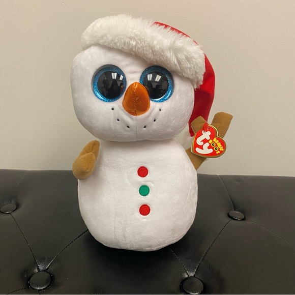 Ty | Toys | Ty Beanie Babies Scoop The Snowmanbrand New | Poshmark